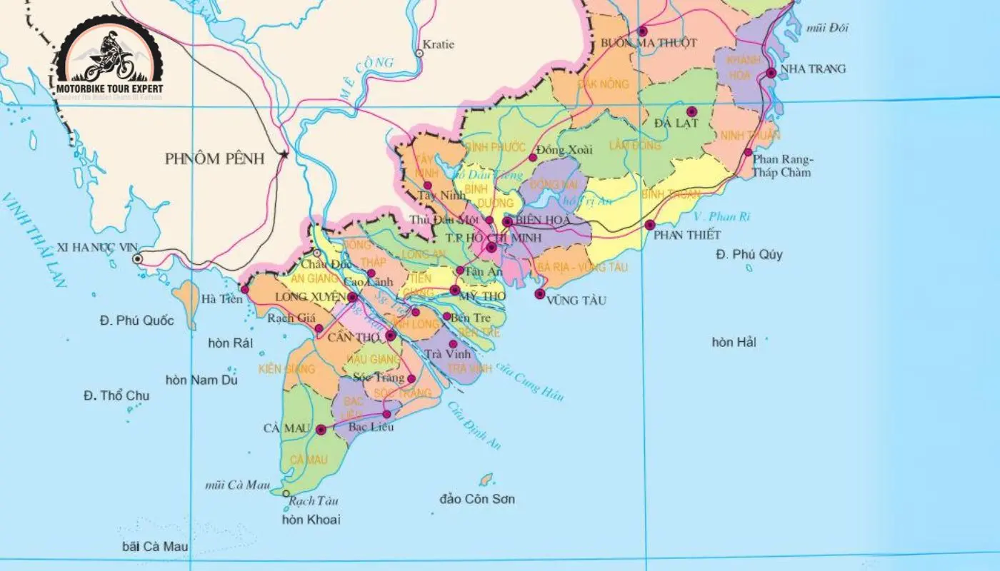 South Vietnam Map With Units